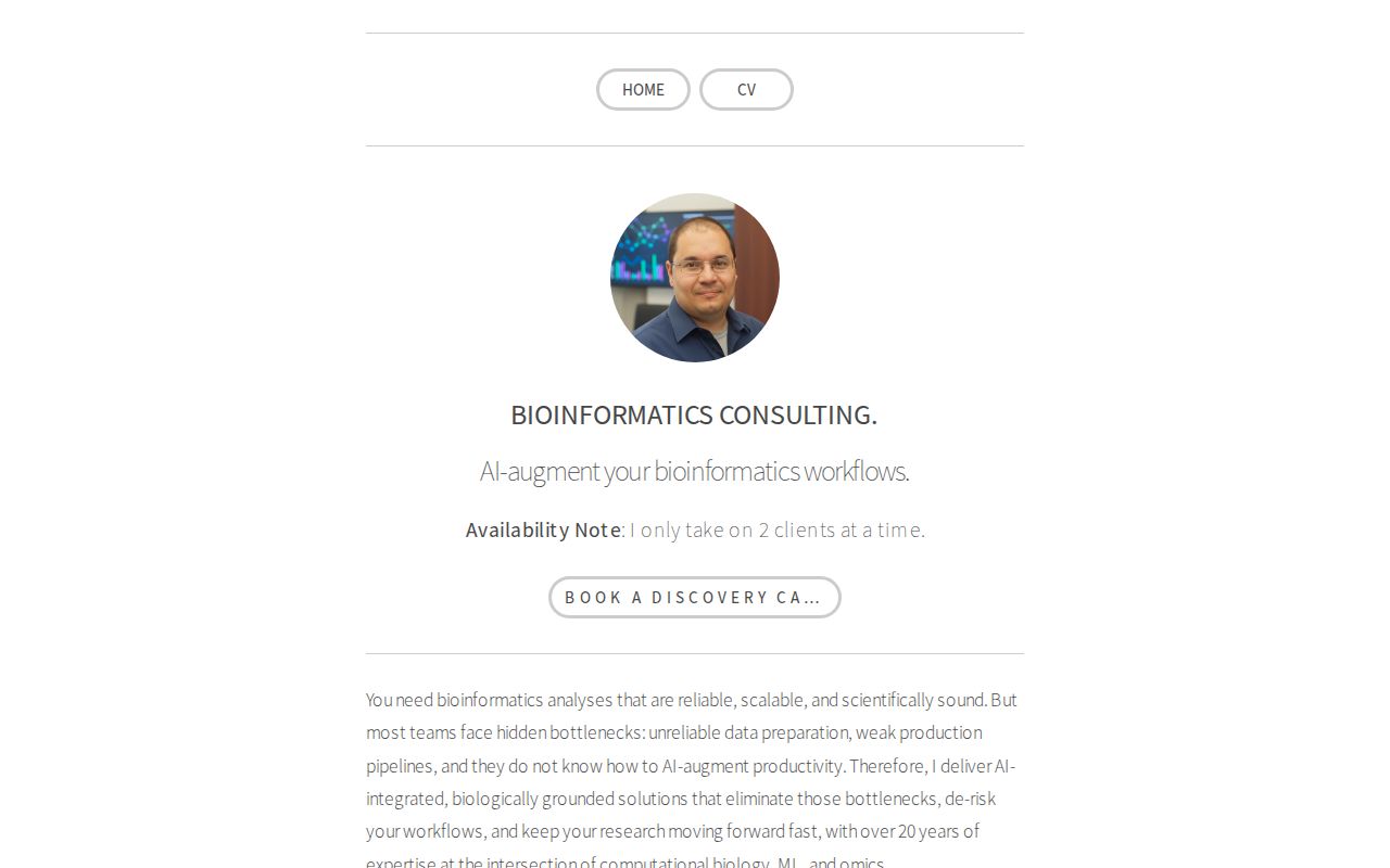 Bioinformatics Consultant